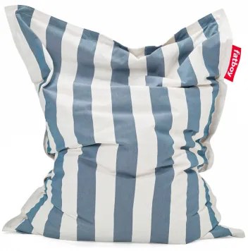 Original Outdoor stripe ocean blue Fatboy