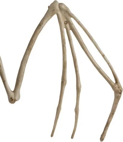 Dekorace Halloween kostra netopýra Halloween 30 cm Malatec 22005