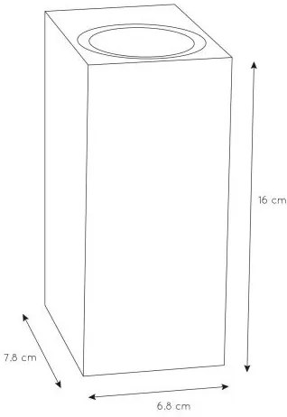 Lucide 69800/02/30 - Venkovní nástěnné svítidlo ZARO 2xGU10/35W/230V IP44 černá