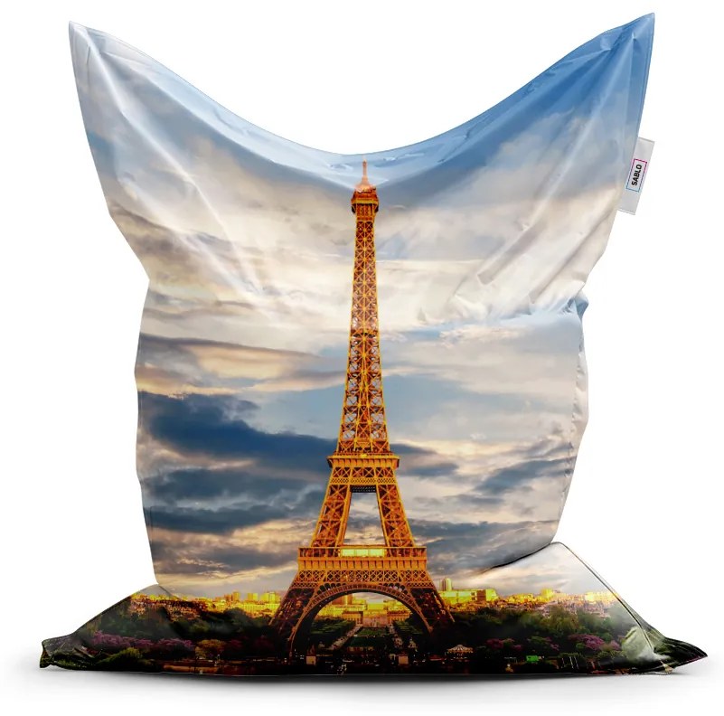 Sablio Sedací vak Classic Eiffel Tower 3 - 200x140 cm