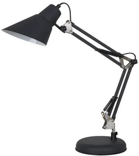 Stolní lampa na pracovní stůl JASON, černá Italux Jason MT-HN2041 BK+S.NICK