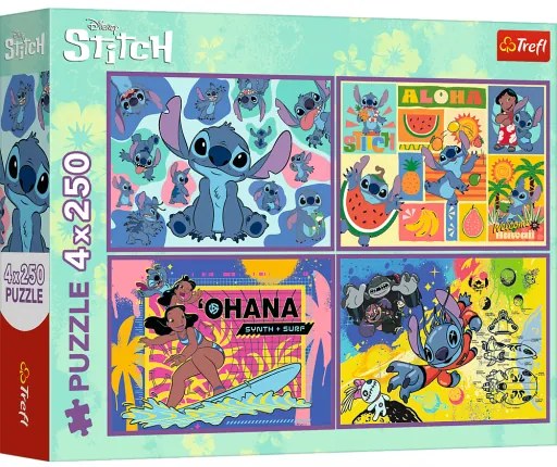 Trefl Puzzle Lilo and Stitch 4x250 dílků