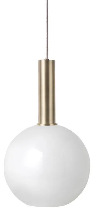 Ferm Living Lampa Collect High, brass/opal sphere