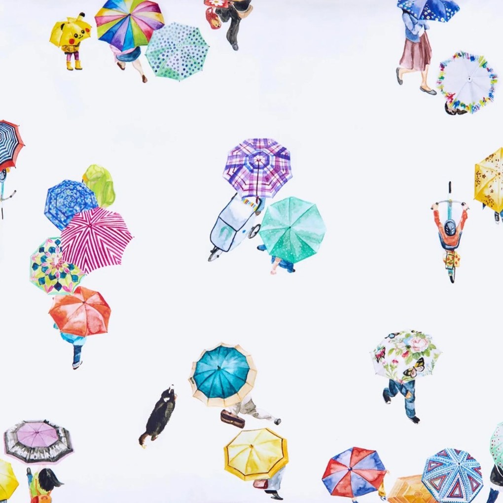 Christian Fischbacher Povlečení na polštář Umbrella 65 x 65 cm na zip