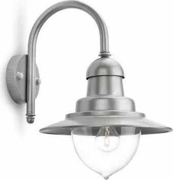 PH 01652/52/PN Raindrop SVÍTIDLO VENKOVNÍ NÁSTĚNNÉ E27 max. 60W, IP44, hliník - PHILIPS (915005693501)