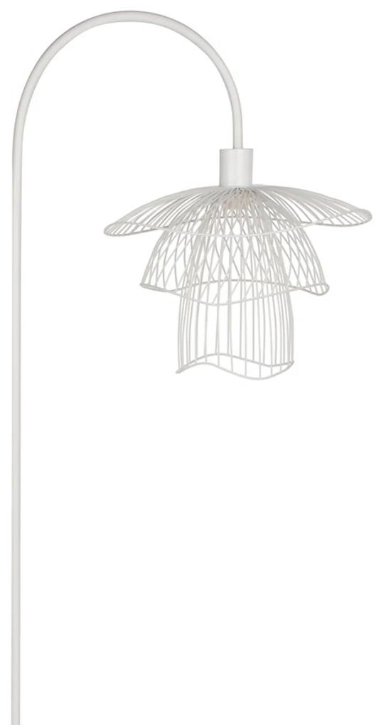 Stojací lampa Forestier Papillon XS, bílá