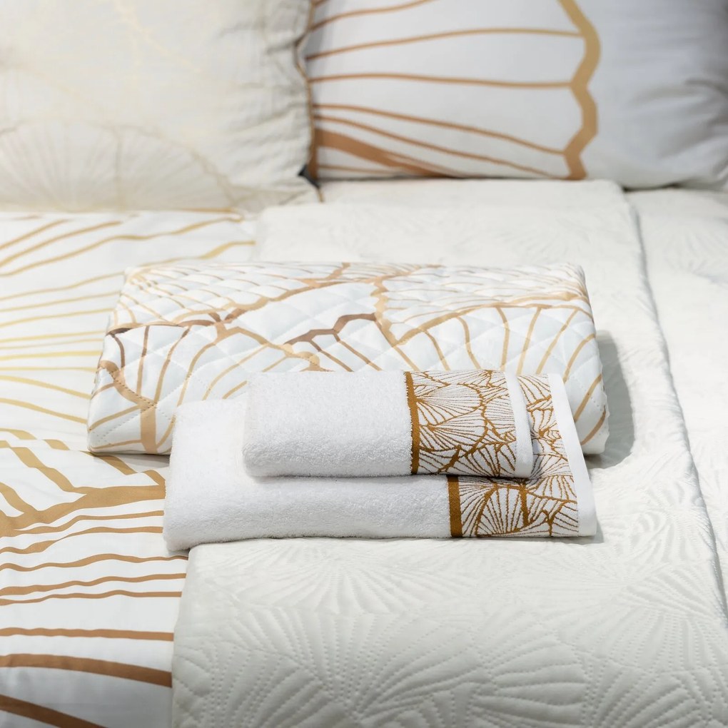 BAVLNĚNÝ RUČNÍK LIMITED COLLECTION LUNA3 50X90 BÍLÁ