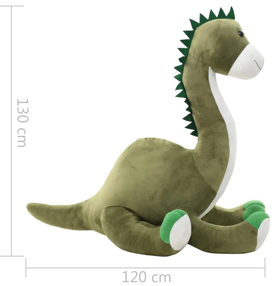 Plyšový dinosaurus brontosaurus k mazlení zelený