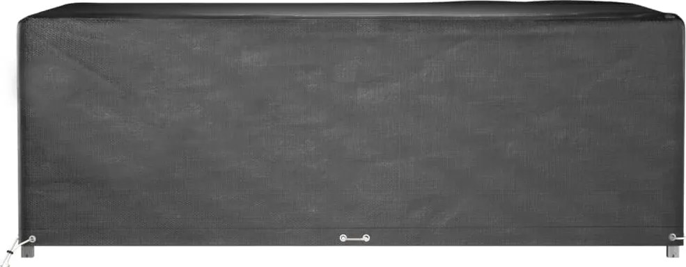 Plachty na zahradní nábytek 2 ks 12 oček 240x180x80 cm obdélník 3155356