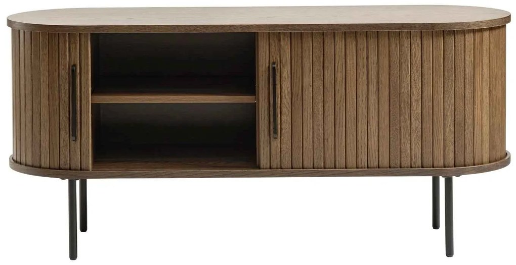 Designový TV stolek Vasiliy 120 cm kouřový dub