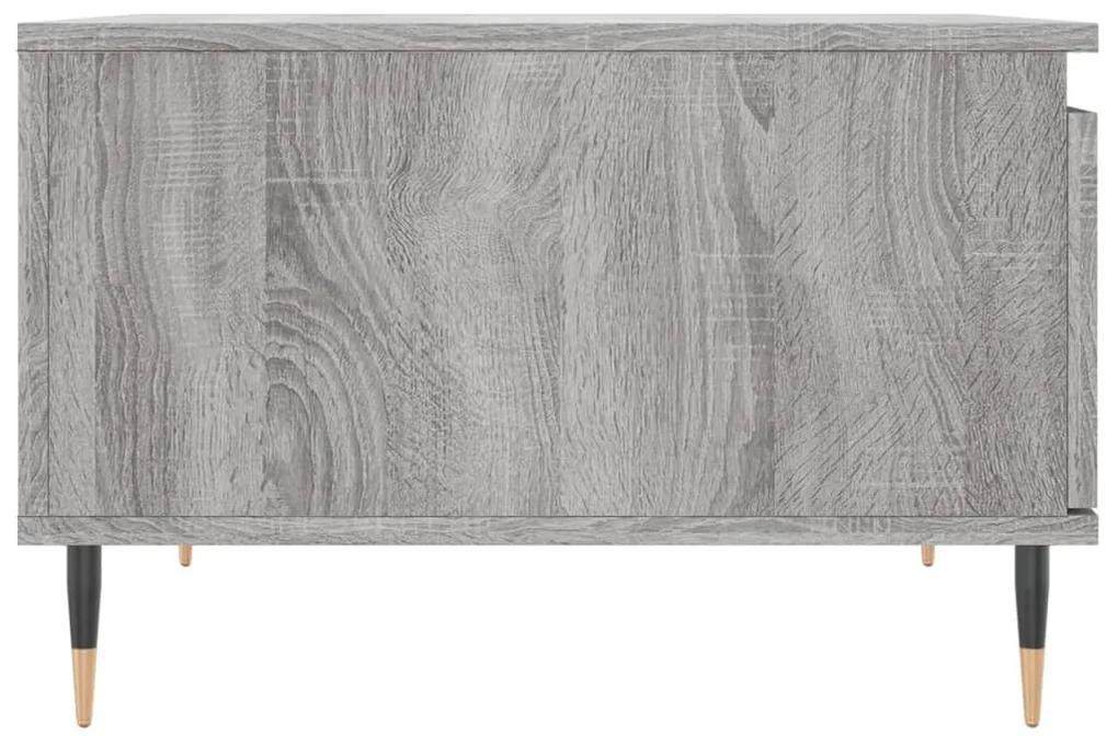 Konferenční stolek šedý sonoma 55x55x36,5 cm kompozitní dřevo - Default Title