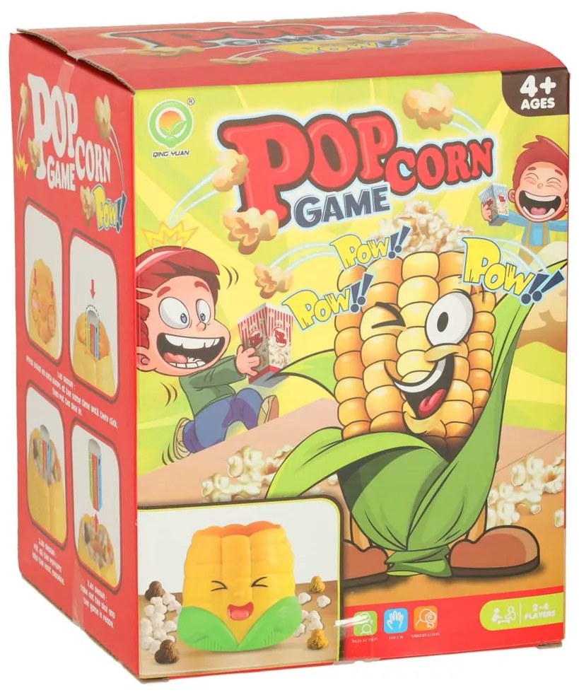 Creative Corner Arkádová hra Catch popcorn corn cups 4 hráči
