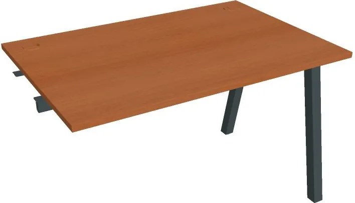 Hobis Kancelářský stůl k řetězení Hobis USA 1200R, deskaakát, černá černá