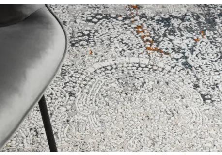 Moderní koberec TULS strukturální, střapce 51327 Vintage, ornament sl velikost 120x170 cm | krásné koberce cz