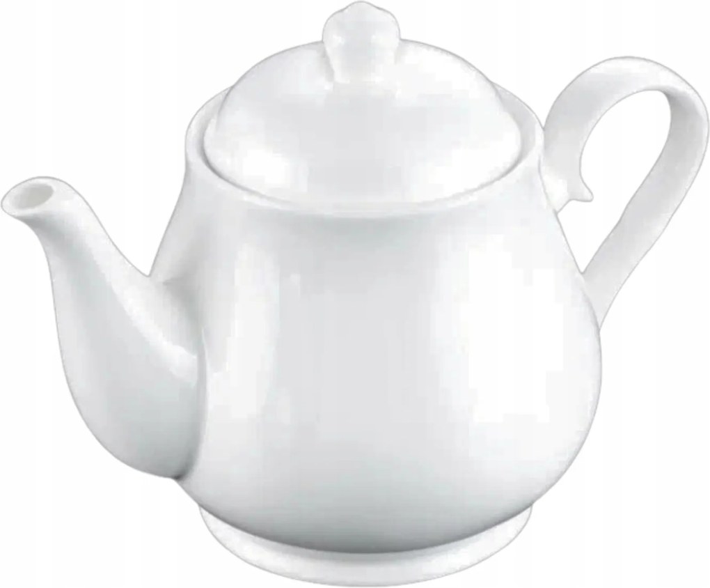 Konvička na přípravu čaje z bílého porcelánu Wilmax 850 ml