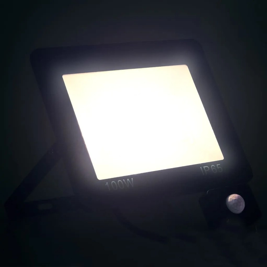 Led Reflektor Se Senzorem Studené Bílé Světlo