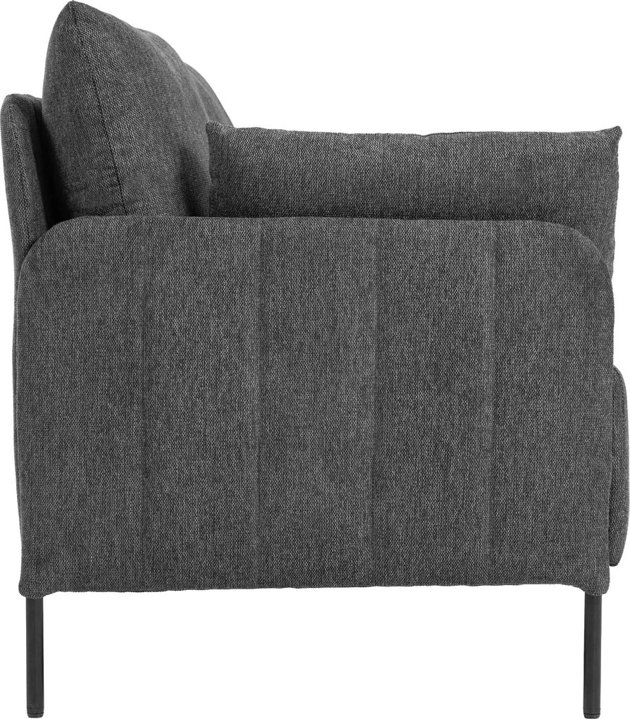 Ziden Couch 2 Sitzer látka – černá