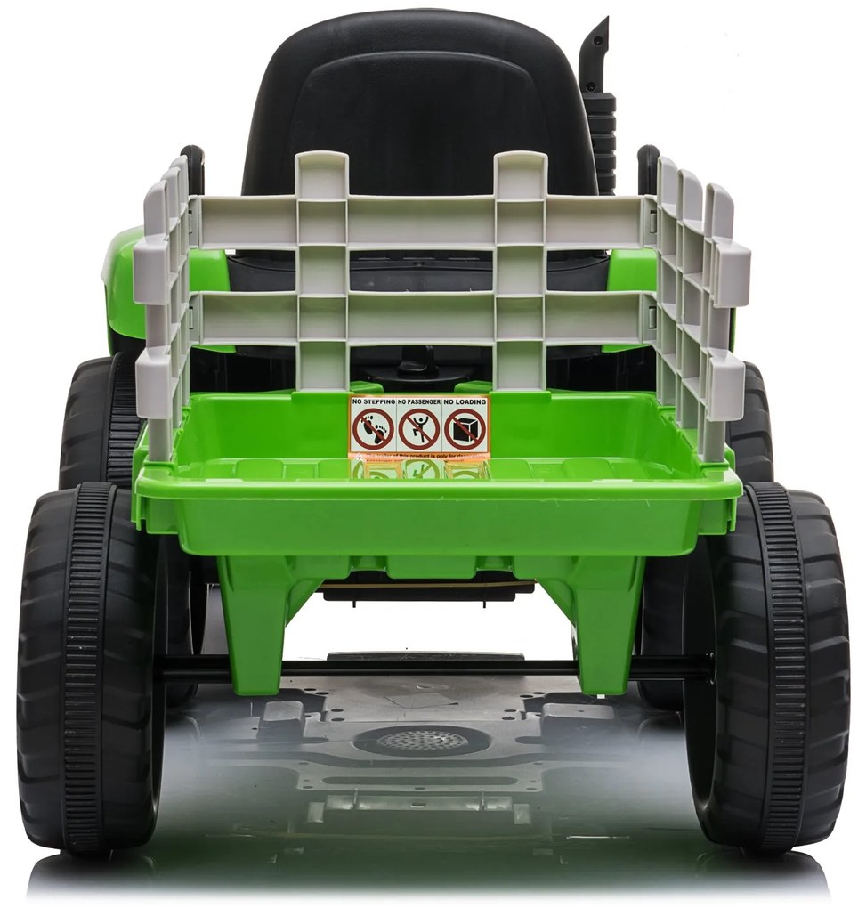 Dětské elektrické autíčko BestBerg BBCC-30G – traktor / nosnost 30 kg / zelená