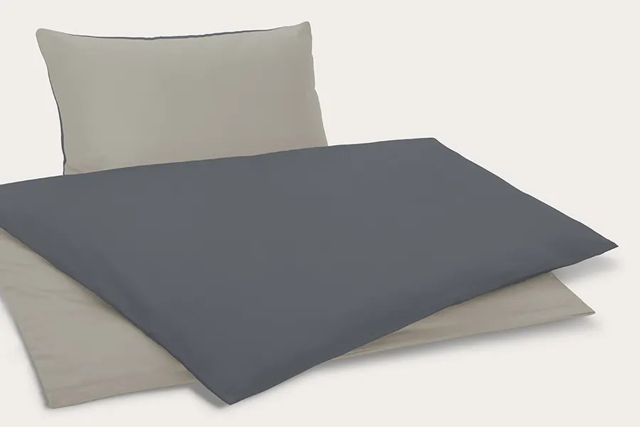 Lavinest Povlečení Mirabell Grafit/Warm grey Rozměr: polštář 40x60 cm