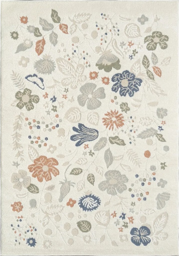 Angel Carpet, Kusový koberec Aurora 25 Cream, 80x150, bílá, kancelář