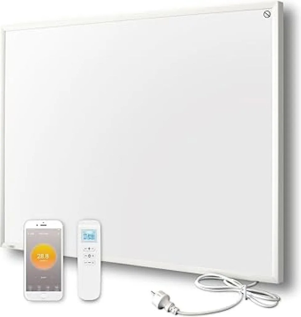 Nástěnný infrapanel BASIC 350W | Výhřevnost 6.5 m2 | 60x60 cm | WiFi termostat