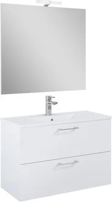 Koupelnová sestava s umyvadlem Ceramia Lea 81,4x55x41,7 cm bílá LEASET80B
