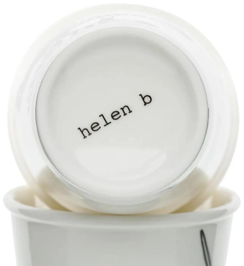 helen b Porcelánový hrnek Helen and Peter 220 ml, bílá barva, porcelán