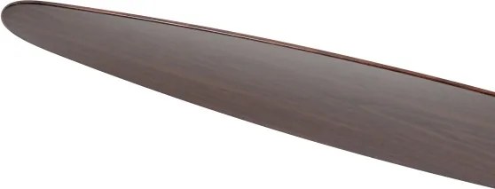 ZEVENTI - LED Stropní ventilátor VENTORA LED/24W/230V Wi-Fi Tuya černá/ořech +DO