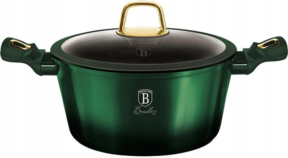 Hrnec s poklicí 20 cm BerlingerHaus BH-6057 Emerald 2,5 L