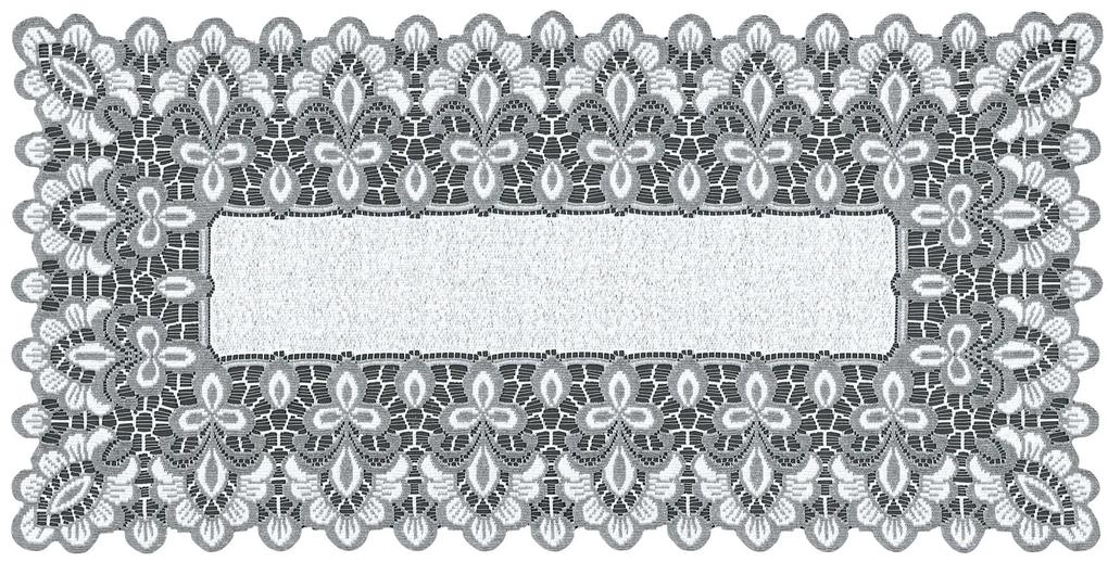 Žakárový ubrus - běhoun GEORGI různé rozměry šedá MyBestHome Rozměr: 120x160 cm