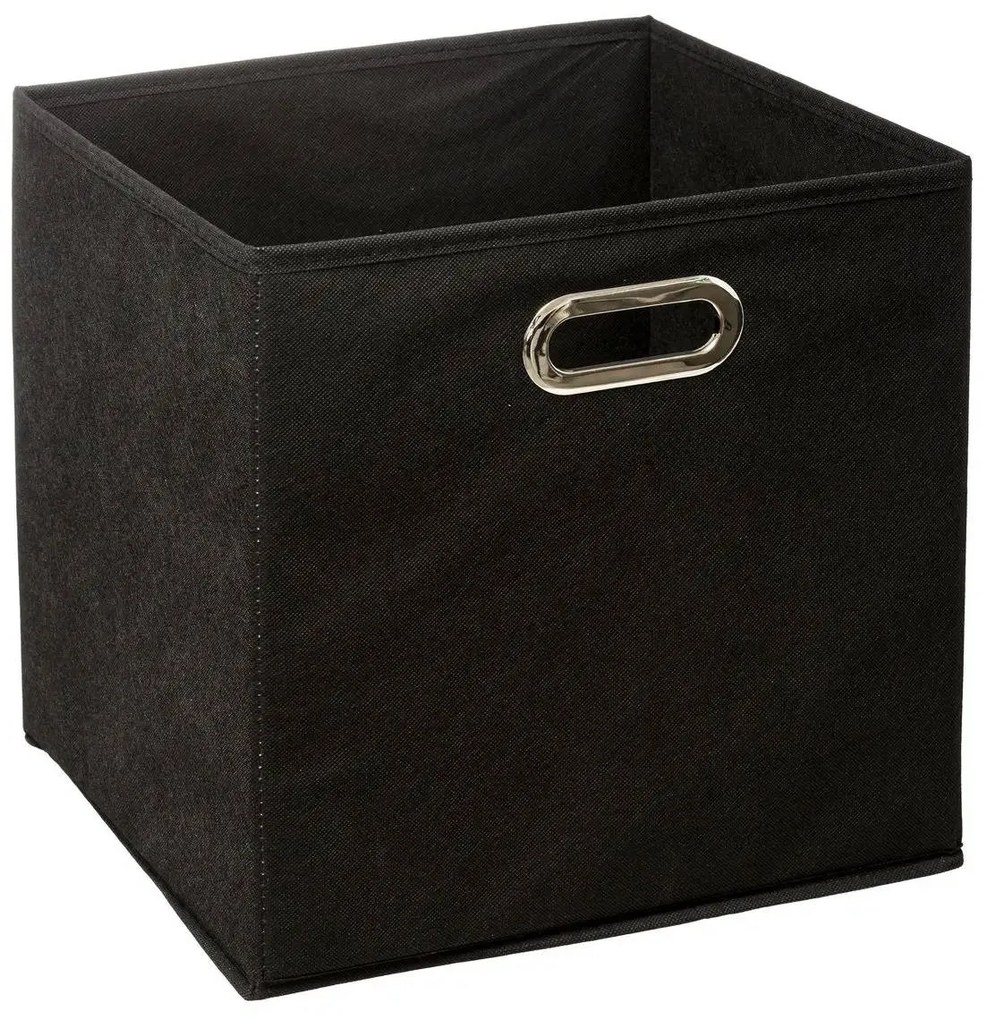 Úložný box Simple, 31x31x31 cm, černá