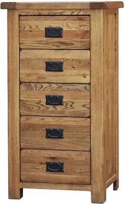 Dubový prádelník SRDB50, rustikální dřevěný nábytek