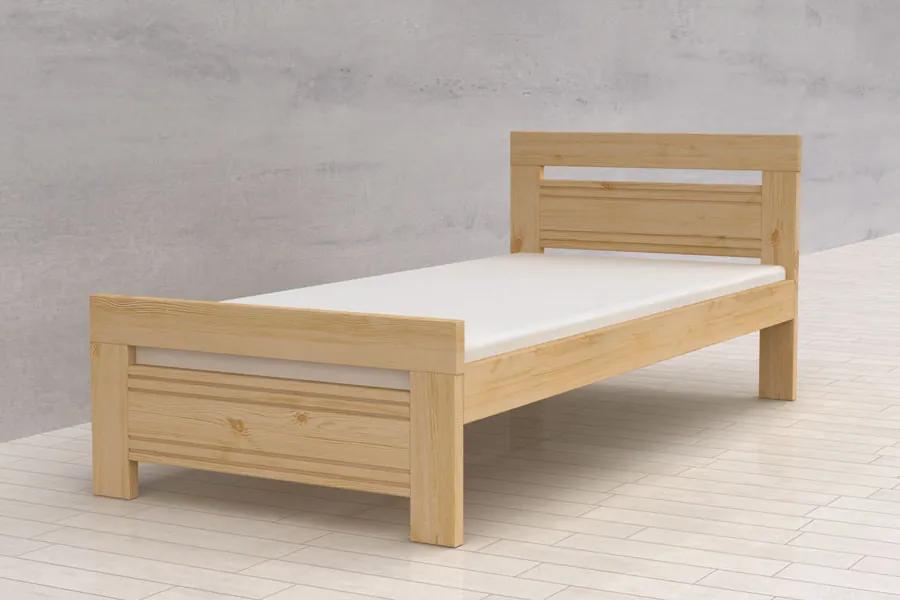 Via-nábytek Postel SÁRA 80 x 200 Povrchová úprava postele: Moření odstín ořech