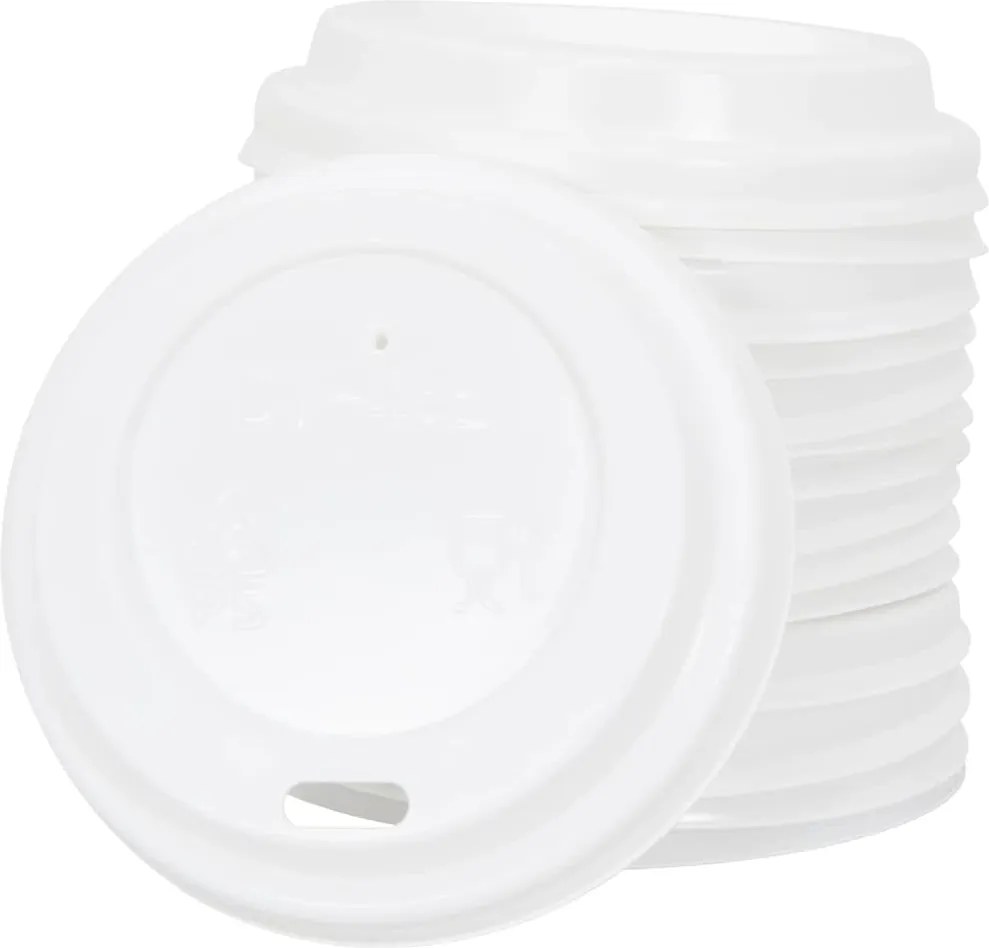 Papírové kelímky na kávu s víčky 1000 pcs 4oz 120ml 3325211