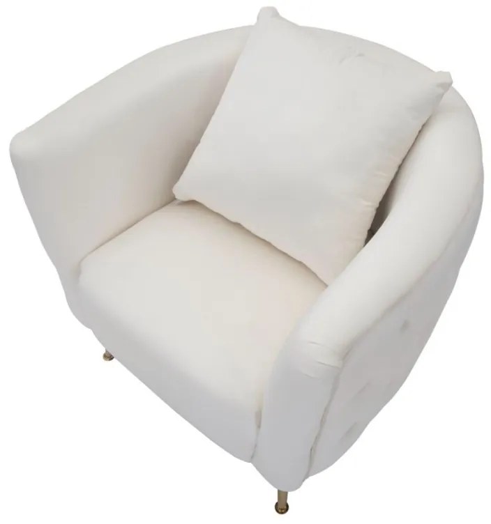 Designové křeslo Pahkakino krémové
