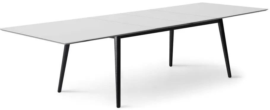 Rozkládací jídelní stůl s bílou deskou a přídavnou deskou 100x210 cm Meza – Hammel Furniture