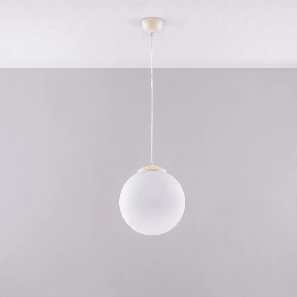 Sollux Lighting Závěsné svítidlo UGO 30 béžové