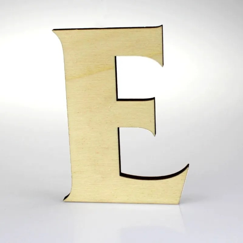 Domovní číslo popisné dřevo styl France písmeno E KATEON