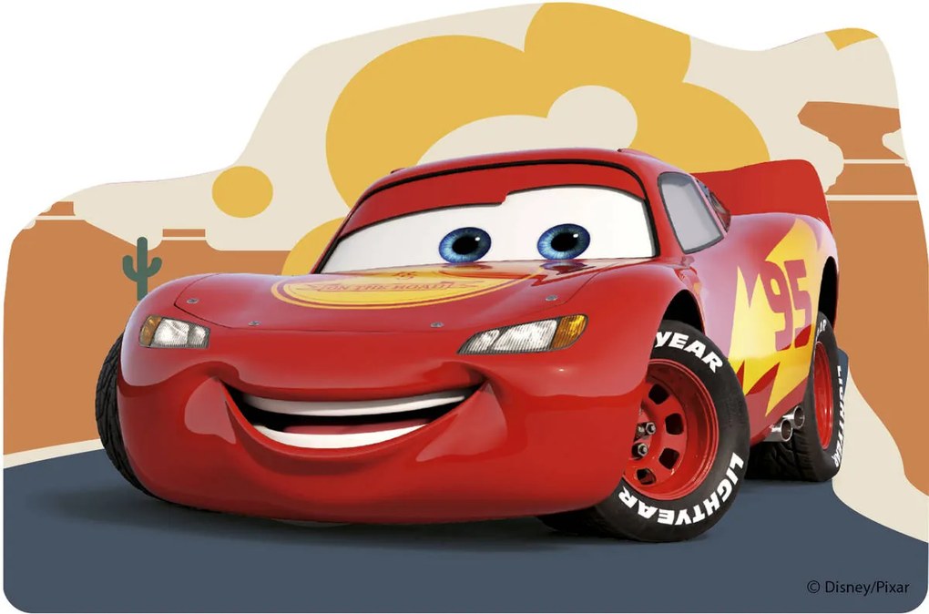 DINO Puzzle Auta na cestě (Cars) 4x54 dílků 19x13cm skládačka dn333284