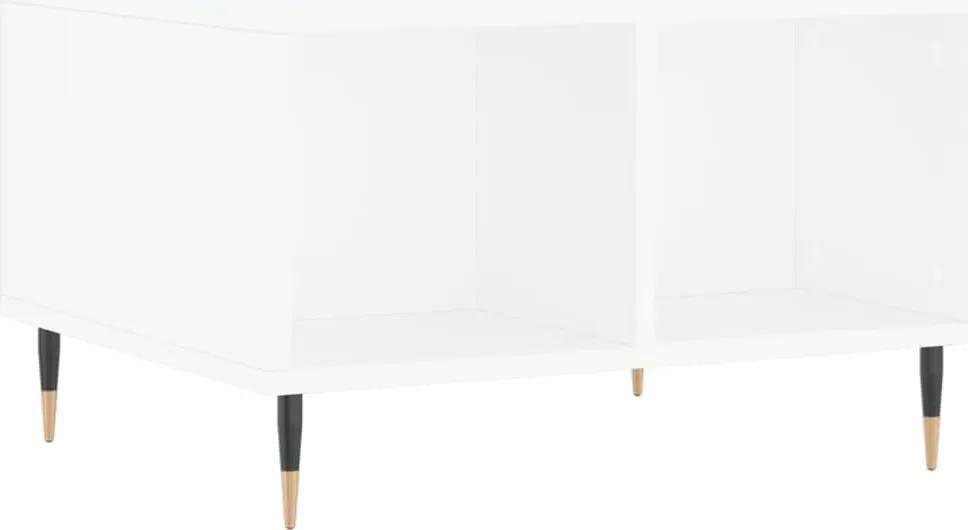 vidaXL Konferenční stolek 60x50x36,5 cm kompozitní dřevo [830532] Barva: hnědý dub