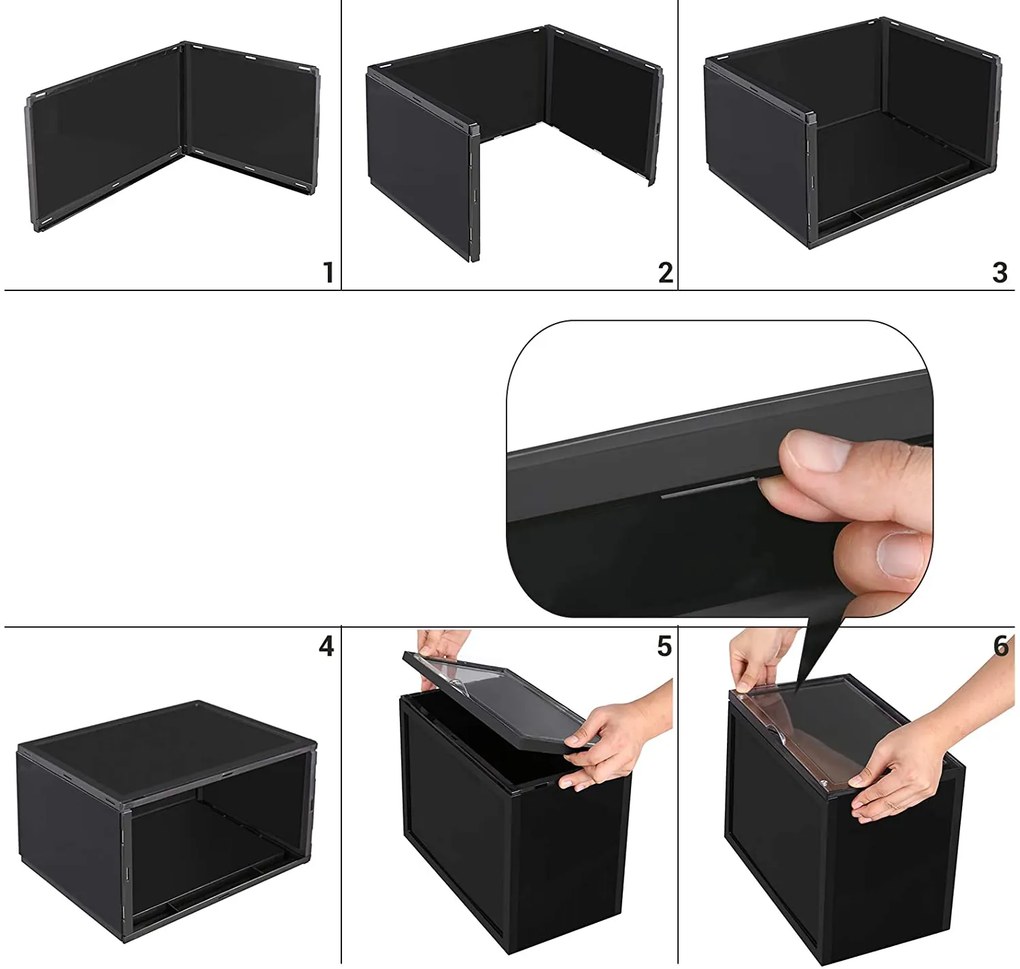 Organizér na boty Lexy černý