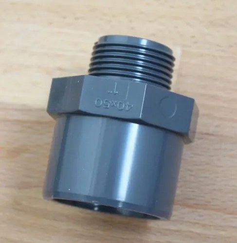 Vagnerpool Nipl - přechodka PVC 32/25 mm lepení/ vnější závit 1"