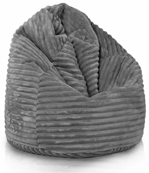 Sedací pytel Bag Sako XL stripe TiaHome - Čierna