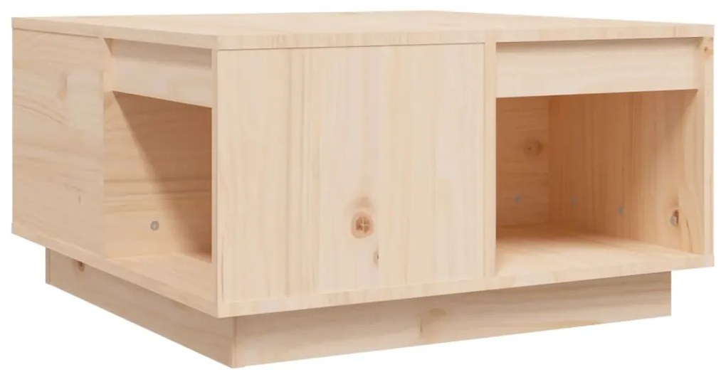 Konferenční stolek 60x61x32,5 cm masivní borové dřevo - Default Title