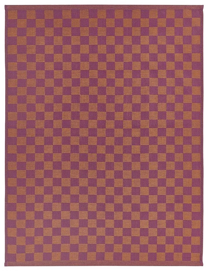 CHECKER STYLE Utěrka - fialová