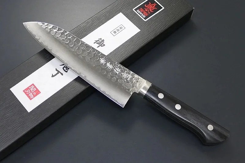 Japonský nůž Santoku 165mm Kanetsune Tsuchime VG-1 series Mirror polish