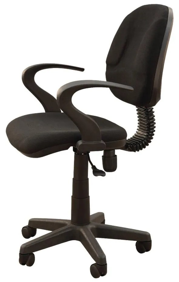 Otočná židle k PC PROXIMA — černá