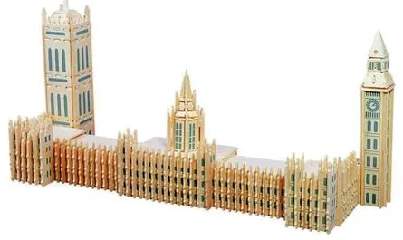 Woodcraft construction kit Woodcraft Dřevěné 3D puzzle slavné budovy Big Ben