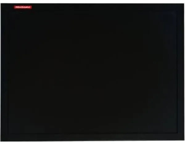 Křídová tabule černá MEMOBOARDS, černý rám 80 x 60 cm