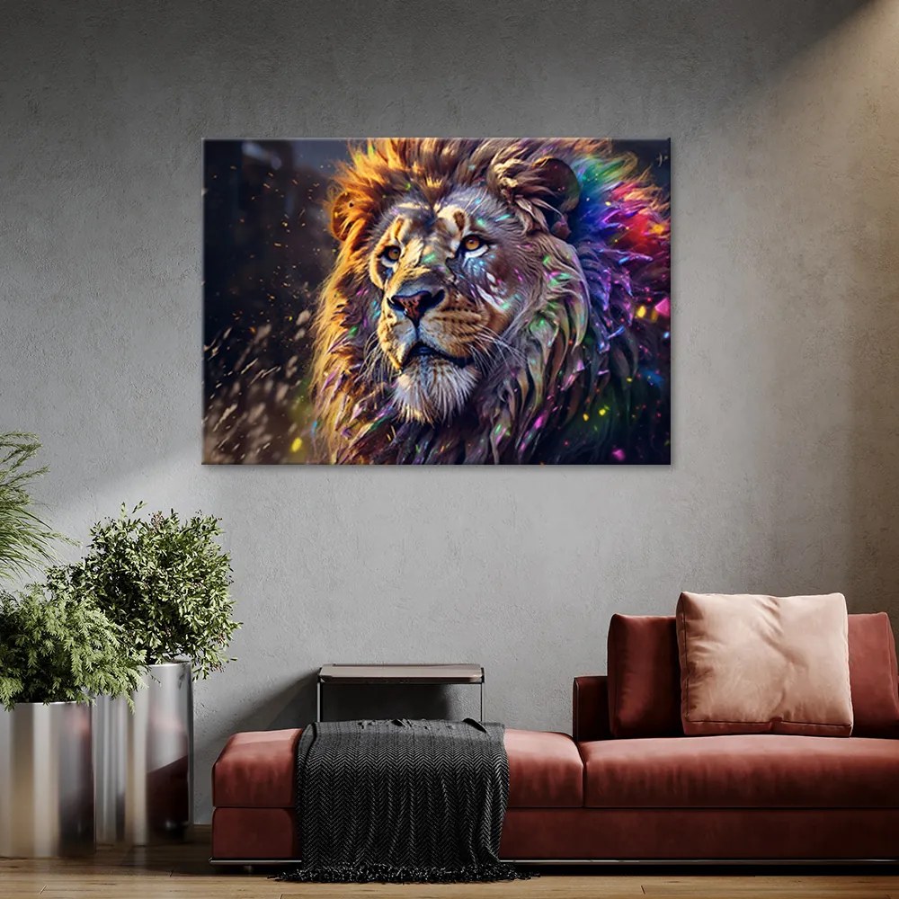Gario Obraz na plátně Silný lev Rozměry: 60 x 40 cm